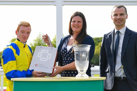 Jockey Edward Greatrex Receives His Prize Editorial Stock Photo - Stock ...