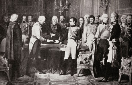 Congress Erfurt Meeting Between Napoleon Emperor Editorial Stock Photo ...