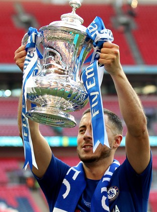 Chelseas Eden Hazard Lifts Trophy After Editorial Stock Photo - Stock ...