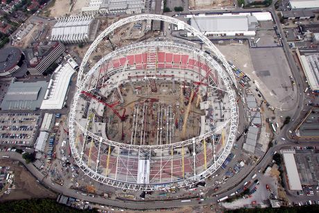 New Wembley Stadium Windows Place Roof Editorial Stock Photo - Stock ...