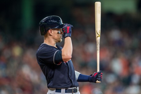 Cleveland Indians Right Fielder Brandon Guyer Editorial Stock Photo ...
