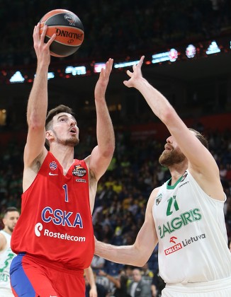 Zalgiris Antanas Kavaliauskas R Action Against Editorial Stock Photo ...
