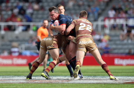 Wakefield Trinitys Matty Ashurst Action Huddersfield Editorial Stock ...