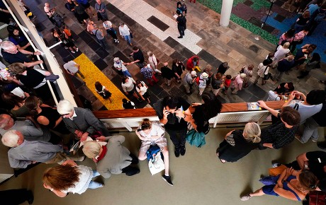 Visitors Queue Next Concert One Halls Editorial Stock Photo - Stock ...