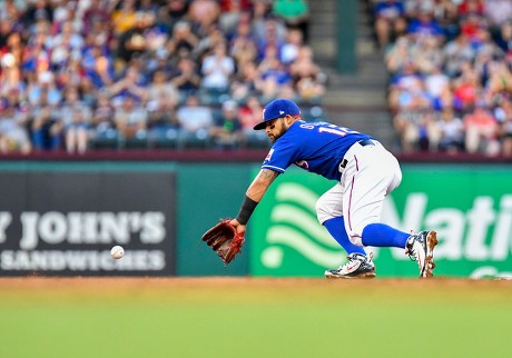 MLB Yankees vs Rangers, Arlington, USA - 07 Apr 2018 Stock Pictures ...