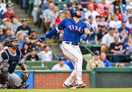 MLB Yankees vs Rangers, Arlington, USA - 07 Apr 2018 Stock Pictures ...