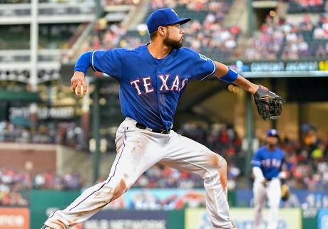 MLB Yankees vs Rangers, Arlington, USA - 07 Apr 2018 Stock Pictures ...