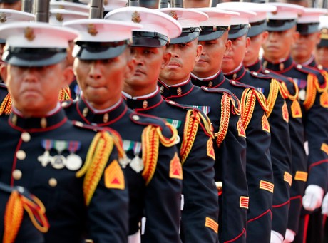 Filipino Honor Guards March During 120th Editorial Stock Photo - Stock ...