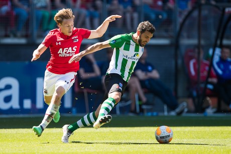 AZ v PEC Zwolle, Dutch Eredivisie football match, AFAS stadium, Alkmaar ...