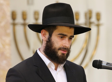 Rabbi Levi Prujanski Speaks After His Editorial Stock Photo - Stock ...