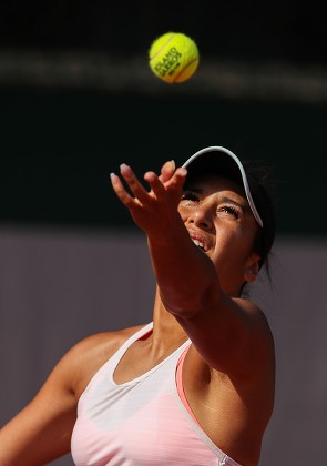 Great Britains Heather Watson Practice Session Editorial Stock Photo ...