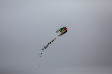 Kite Molotov Cocktails Flown By Palestinian Editorial Stock Photo ...