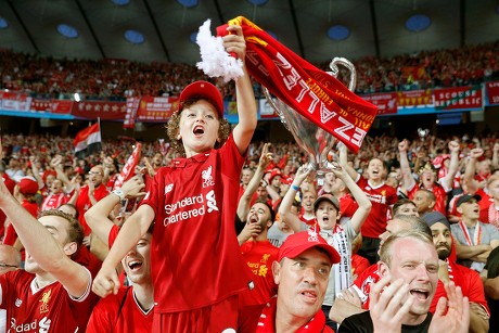 Liverpool Fans Cheer Their Team Before Editorial Stock Photo - Stock ...