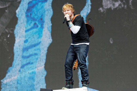 Ed Sheeran Performs On Stage Editorial Stock Photo - Stock Image ...