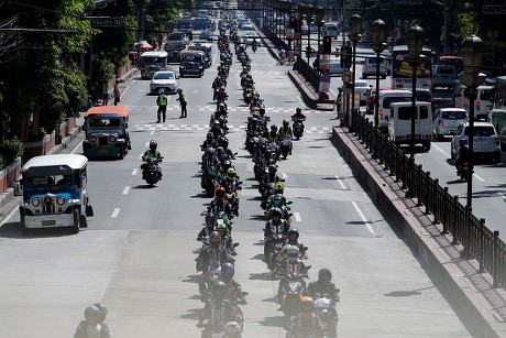 imágenes de Motorcycle riders' travel in motorcade though Manila to ...
