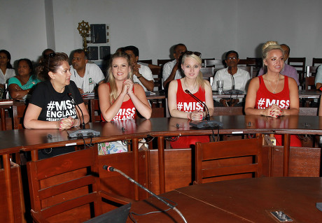 Miss England winners at the Sarvodaya Shramadana Movement, Moratuwa ...
