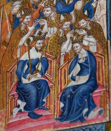 Liber Regalis About 1382 England Manuscript - Foto de stock de ...