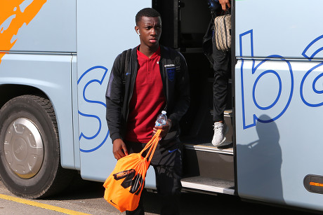 Edward Nketiah Arsenal Arrives Ground Chosen Editorial Stock Photo ...