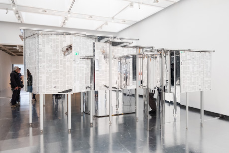 Mirrored Installation Titled Via Negative Ii Editorial Stock Photo ...