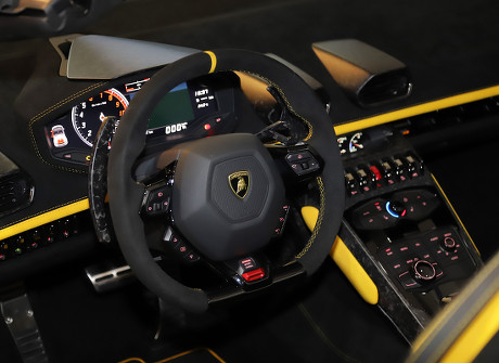 Cockpit Italian Sports Car Maker Lamborghinis Editorial Stock Photo ...