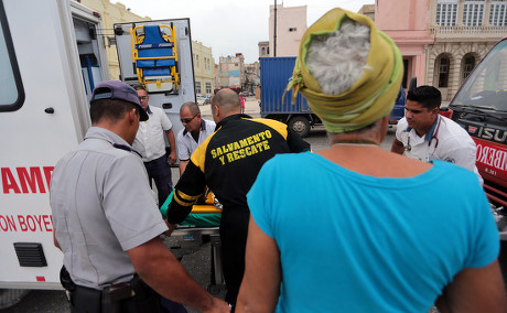 Cuban Emergency Personnel Help Child Who Editorial Stock Photo - Stock ...