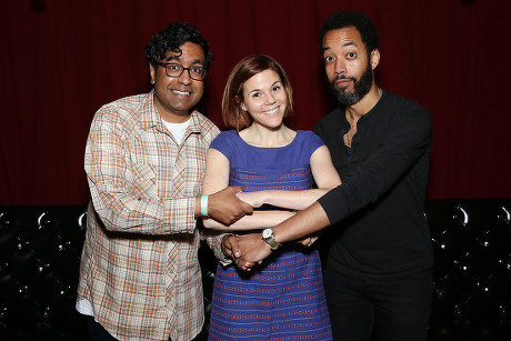Hari Kondabolu Hallie Haglund Wyatt Cenac Editorial Stock Photo - Stock ...