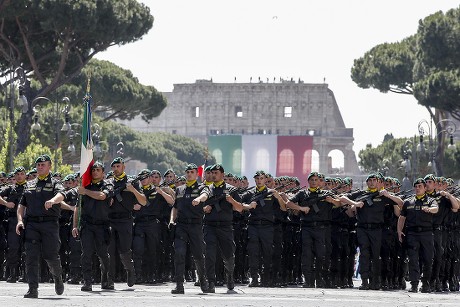 Members Italian Armys Guardia Di Finanza Editorial Stock Photo - Stock ...