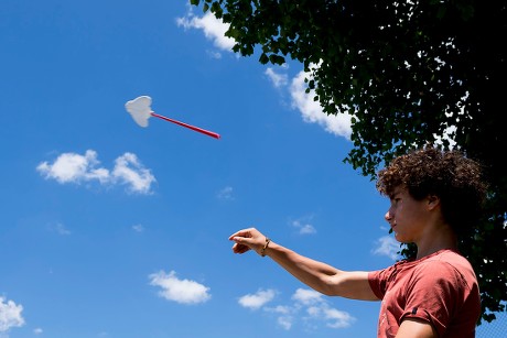 Participant Throws Fly Flap During First Editorial Stock Photo - Stock ...