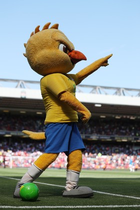 Brazil Football Mascot Canarinho Editorial Stock Photo - Stock Image ...