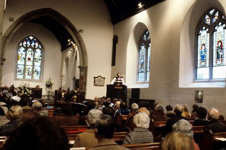 Interior Church People Pews During Sunday Editorial Stock Photo - Stock ...