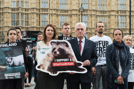 Animal Rights Campaigners Gather Outside Houses Editorial Stock Photo ...