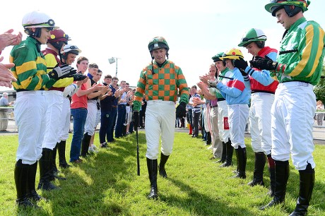Listowel Jockey Don Atkinson Gets Guard Editorial Stock Photo - Stock ...
