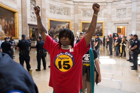 Activist C Being Detained Raises His Editorial Stock Photo - Stock ...