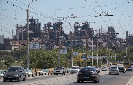General View Azovstal Constructions Eastern Ukrainian Editorial Stock ...