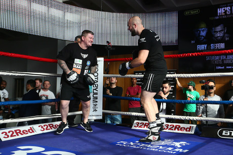 Heavyweight Nathan Gorman Trainer Ricky Hatton Editorial Stock Photo ...