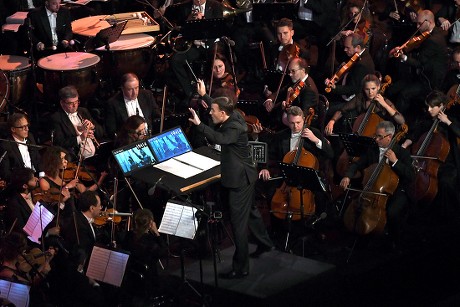 Conductor Justin Freer L Orchestra Italiana Editorial Stock Photo ...