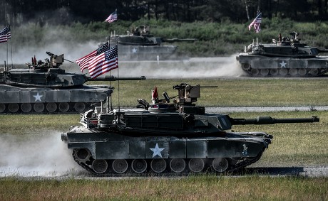 Us Army M1a2 Sep Tanks Take Editorial Stock Photo - Stock Image ...