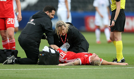 Jessica Fishlock Wales Treated Injured Before Editorial Stock Photo ...