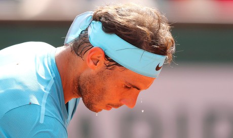 Rafael Nadal Esp Action While Sweat Editorial Stock Photo - Stock Image ...