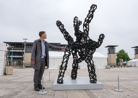 Artist Luke Jerram His New Sculpture Editorial Stock Photo - Stock ...