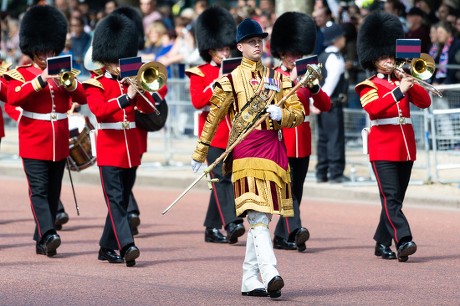 Coldstream Guards Marching On Parade Mall Editorial Stock Photo - Stock ...