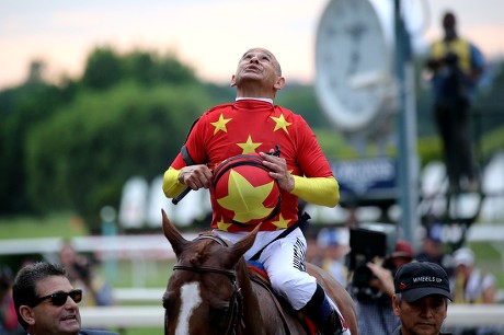 Jockey Justify Mike Smith Looks Sky Editorial Stock Photo - Stock Image ...