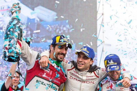 Lucas Di Grassi Sam Bird Jerome Editorial Stock Photo - Stock Image ...