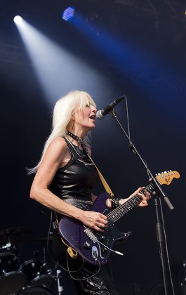 Girlschool Jackie Chambers Editorial Stock Photo - Stock Image ...