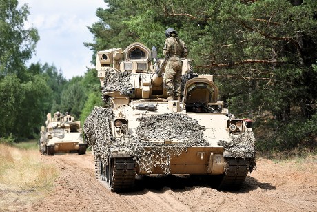 Us 107 Engineering Battalion Along Polish Editorial Stock Photo - Stock ...