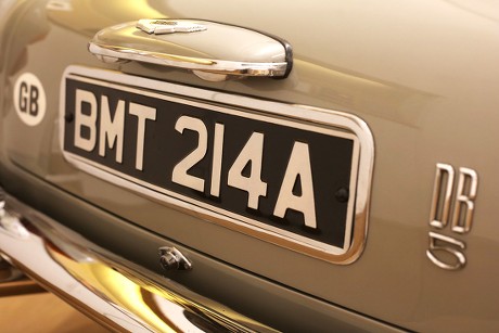Rear Number Plate 1965 Aston Martin Editorial Stock Photo - Stock Image ...