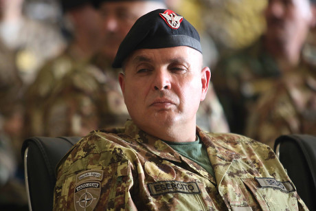 Italys Brigadier General Francesco Bruno New Editorial Stock Photo ...