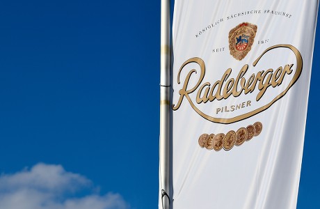 Logo Raderberger Beer Flies On Banner Editorial Stock Photo - Stock ...