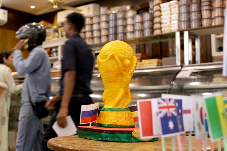 Indian Sweet Made Shape Fifa World Editorial Stock Photo - Stock Image ...