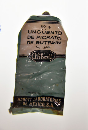 Frida Kahlos Tube Picrato De Butesin Editorial Stock Photo - Stock ...